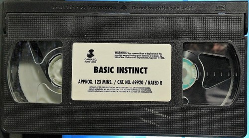 Basic Instinct (VHS, 1992) No Box Included | eBay