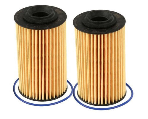 Pair Set of 2 Mann Oil Filter Kit for Cadillac ATS CTS Chevy GMC Saab ...