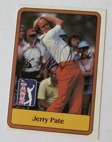 Jerry Pate Golfer 1981 PGA Pro Set Signed Autographed #6 Golf Card ...