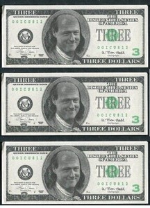 3 Dollar Bill In Us Novelty Paper Money for sale | eBay
