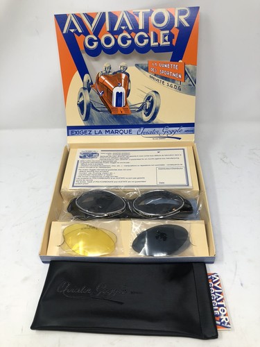 Aviator Goggle Black Mask /Chrome Frames 460221 | eBay