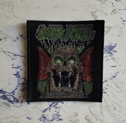 Overkill The Years of Decay Black Border Woven Patch | eBay