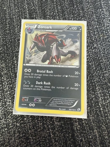 Pokémon Zoroark 090/113 Deck Exclusives Rare 100 HP Stage 1 Regular | eBay