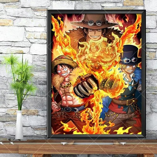 Poster Luffy toile IN Cotton Painting Without Framework Decoration one ...