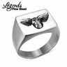 Wings & Wheel Stainless Steel Motorcycle Biker Ring Sz 7,8,9,10,11,12 ...
