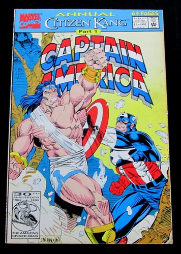 Vintage Marvel Comic Book Annual Citizen Kang Captain America Vol 1 No ...