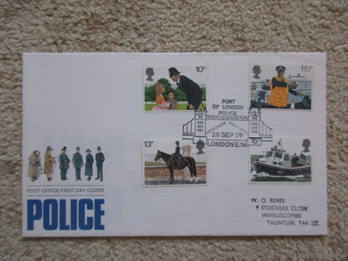 1979 POLICE GPO FIRST DAY COVER, PORT OF LONDON POLICE H/S | eBay