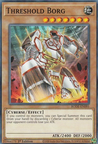 YUGIOH CARD 3 X TRESHOLD BORG BODE-EN095 1ST EDITION | eBay