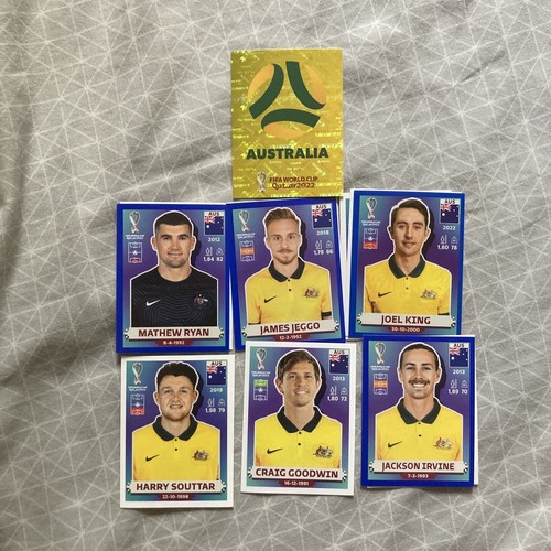 Panini World Cup Qatar 2022 Stickers - Team Australia | eBay