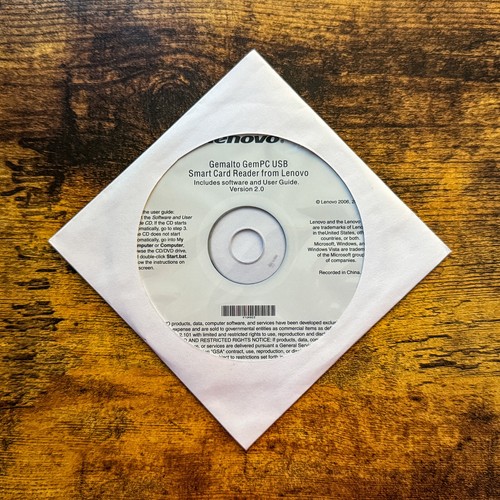 Genuine Lenovo Gemalto GemPC USB Smart Card Reader version 2.0 | eBay