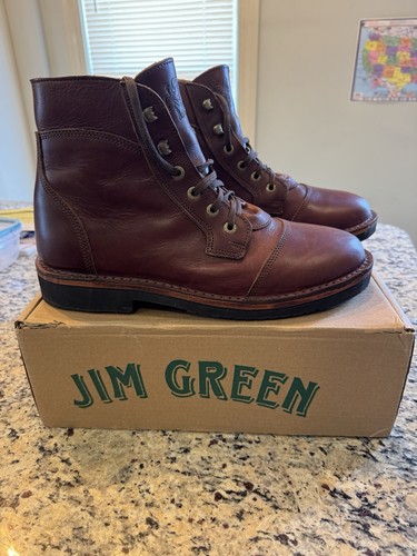 Jim Green Numzaan Walnut veg re-tan Frog Sole - size 13 US | eBay