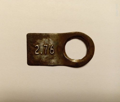 Barracuda Differential Tag 2.76 Plymouth, Dodge, Chrysler, Mopar 8&3/4 ...