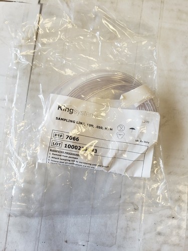 10 - Anesthesia Sampling Lines - 10ft - Male/Male Connector 0.050 King ...