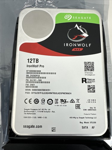 Seagate IronWolf Pro 12TB 7200RPM 3.5" ST12000NE0008 HDD | eBay