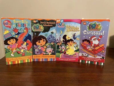 Dora the Explorer VHS Tapes Lot of 3 Nick Jr | Grelly USA