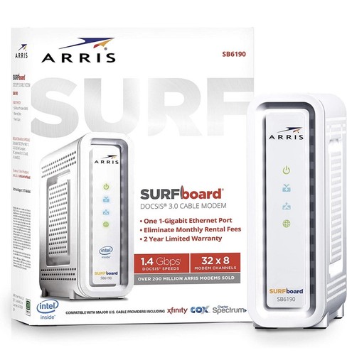 ARRIS SURFboard SB6190 DOCSIS 3.0 Cable Modem | eBay