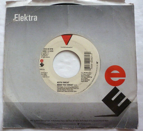KEITH SWEAT 45 RPM 7" VINYL - Make You Sweat / Make You Sweat (The Love ...