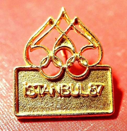 RARE ISTANBUL 1987 IOC CIO...OLYMPIC GAMES PIN BADGE / 2024 PARIS | eBay