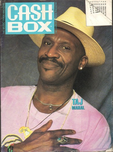 JULY 20 1991 CASH BOX vintage music jukebox magazine TAJ MAHAL | eBay