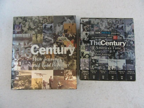 Lot of 2 Peter Jennings THE CENTURY Book and 6 VHS Box Set | eBay