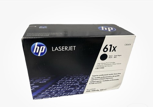 Genuine HP 61X Black High Volume Print Toner Cartridge BRAND NEW SEALED ...
