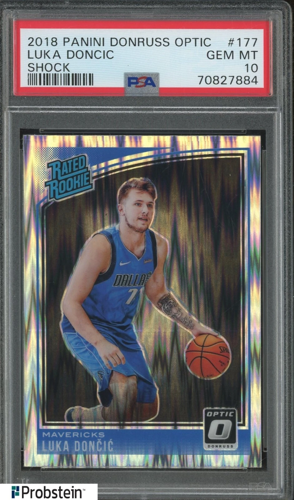 Luka Doncic 2018 Optic #177 Shock Price Guide - Sports Card Investor