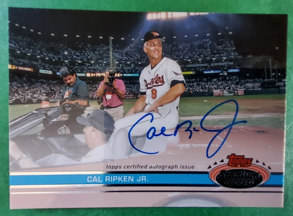 Cal Ripken Jr. 2023 Stadium Club #DVA-CR Autographs - 1991 Design ...
