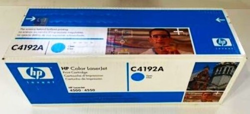 HP Color LaserJet Print Cartridge 4500 - 4550 Series Cyan C4192 Sealed ...