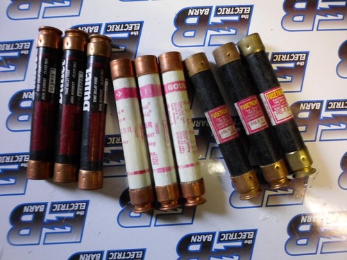 SHAWMUT TRS25R Fuses (2 MATCHING SETS OF 3) 25A, 600V, TD, RK5 ...