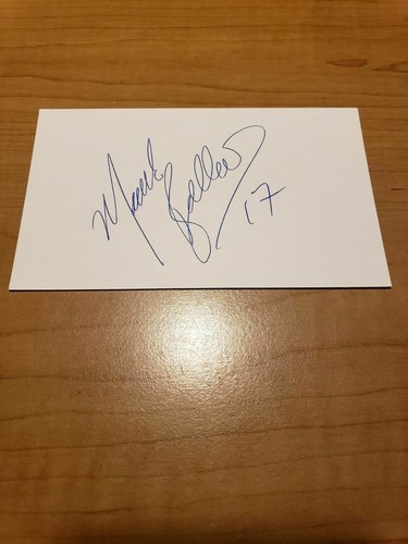 MARCELO BALBOA - SOCCER - AUTOGRAPH SIGNED - INDEX CARD - AUTHENTIC ...