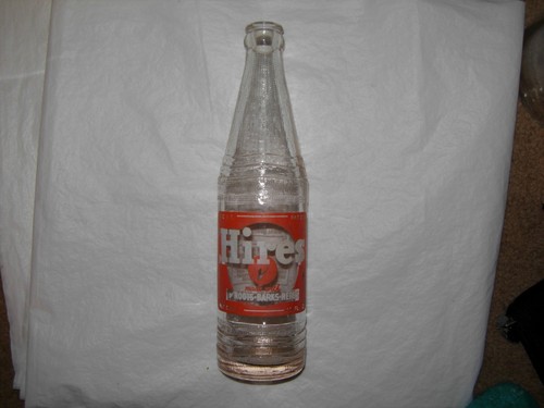 vintage Hires Root Beer Soda Bottle - Check Mark Logo - Empty | eBay