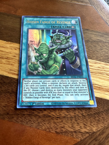 Hidden Fangs of Revenge BROL-EN050 1st Edition Ultra Rare NM + BONUS | eBay