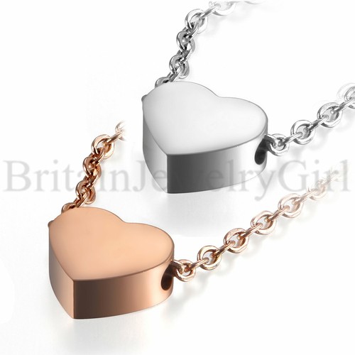 Fashion Stainless Steel Women Girls Love Heart Charm Pendant Chain ...