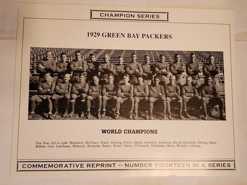 ⚡️💯 NFL 1929 World Champion Green Bay Packers Team Photo 8 X 10 Photo ...