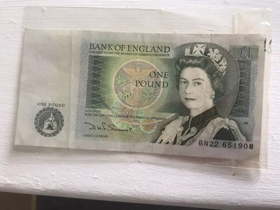Old One Pound Note for sale | eBay