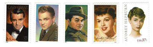 5 HOLLYWOOD ACTORS ON U.S. STAMPS - MNH | eBay