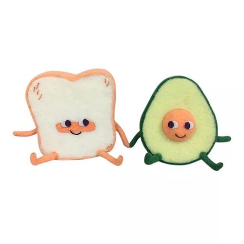 Target Spritz Valentine’s Day 2022 Felt Figural Avocado and Toast Duo ...