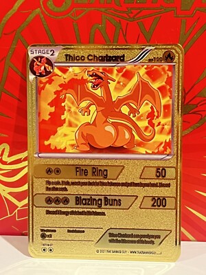 Pokemon Charizard Gold Card for sale | eBay