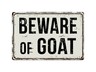Beware Of Boer Goat 8" x 12" Vintage Aluminum Retro Metal Sign VS065 | eBay