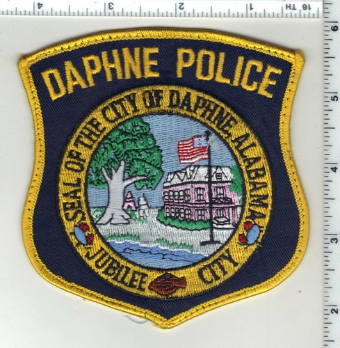 Daphne Police (Alabama) 1st Issue Uniform Take-Off Shoulder Patch | eBay
