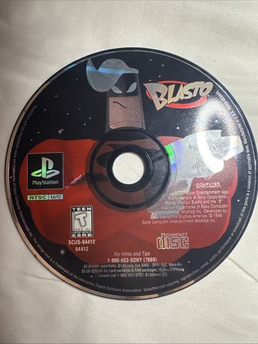 PlayStation 1 Blasto Disc | eBay