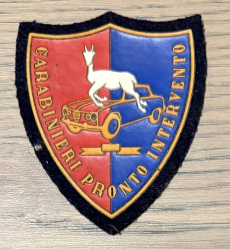 Italy Carabinieri Fast Intervention SWAT tactical Italian police patch ...