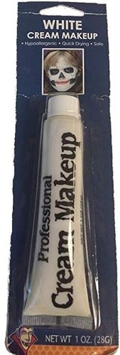 1 Ounce White Cream Makeup Halloween Face Paint Hypoallergenic Quick ...
