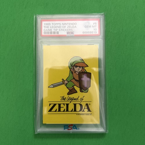 PSA 10 1989 Topps Nintendo The Legend of Zelda Game Tip Stickers #5 ...