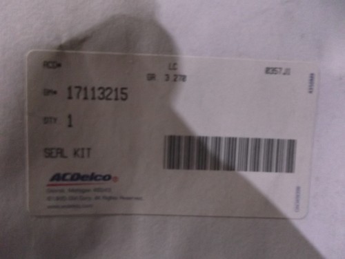 2003-2007 Express Savana Blazer S10 Sonoma GM OEM 17113215 Intake Seal ...