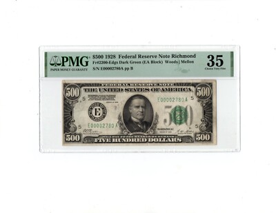 $500 US Large Size Paper Money Notes for sale | eBay