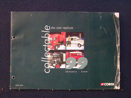 1999 CORGI DIE CAST CATALOG JANUARY-JUNE (G3-17) | eBay
