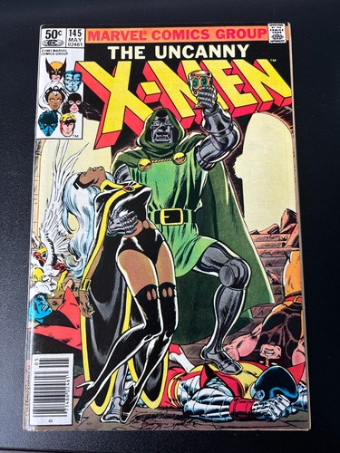 X-Men #145 VF Newsstand Classic Doctor Doom Cover Marvel Comics 1981 | eBay