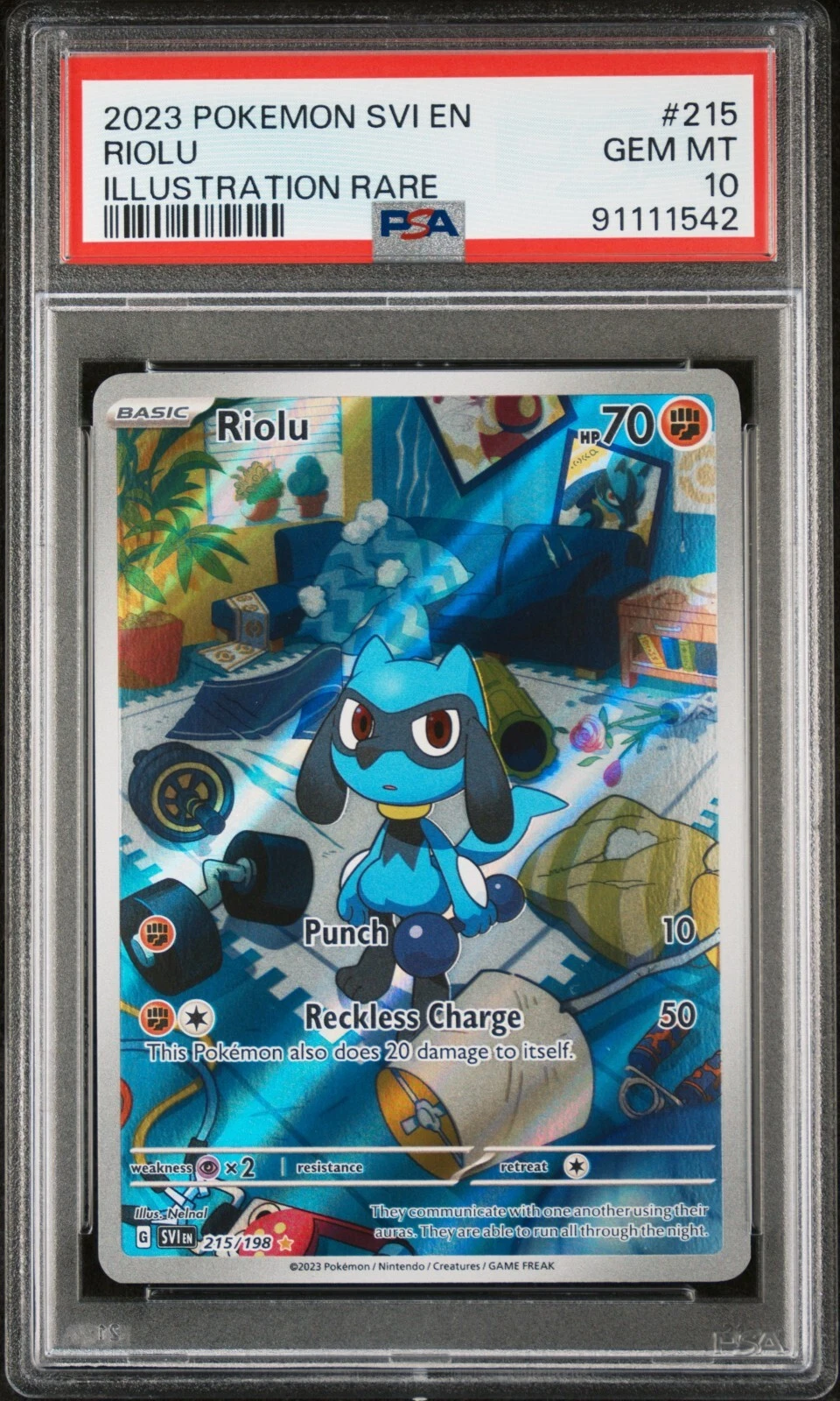 Riolu 2023 Scarlet & Violet #215/198 Illustration Rare Price Guide ...