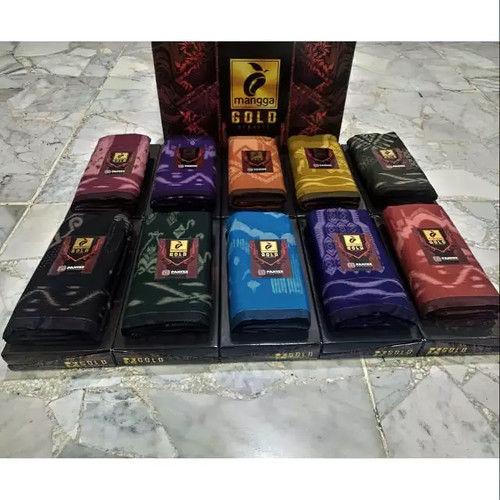 Mangga Gold Sarong with Flower Pattern–(Random) | eBay